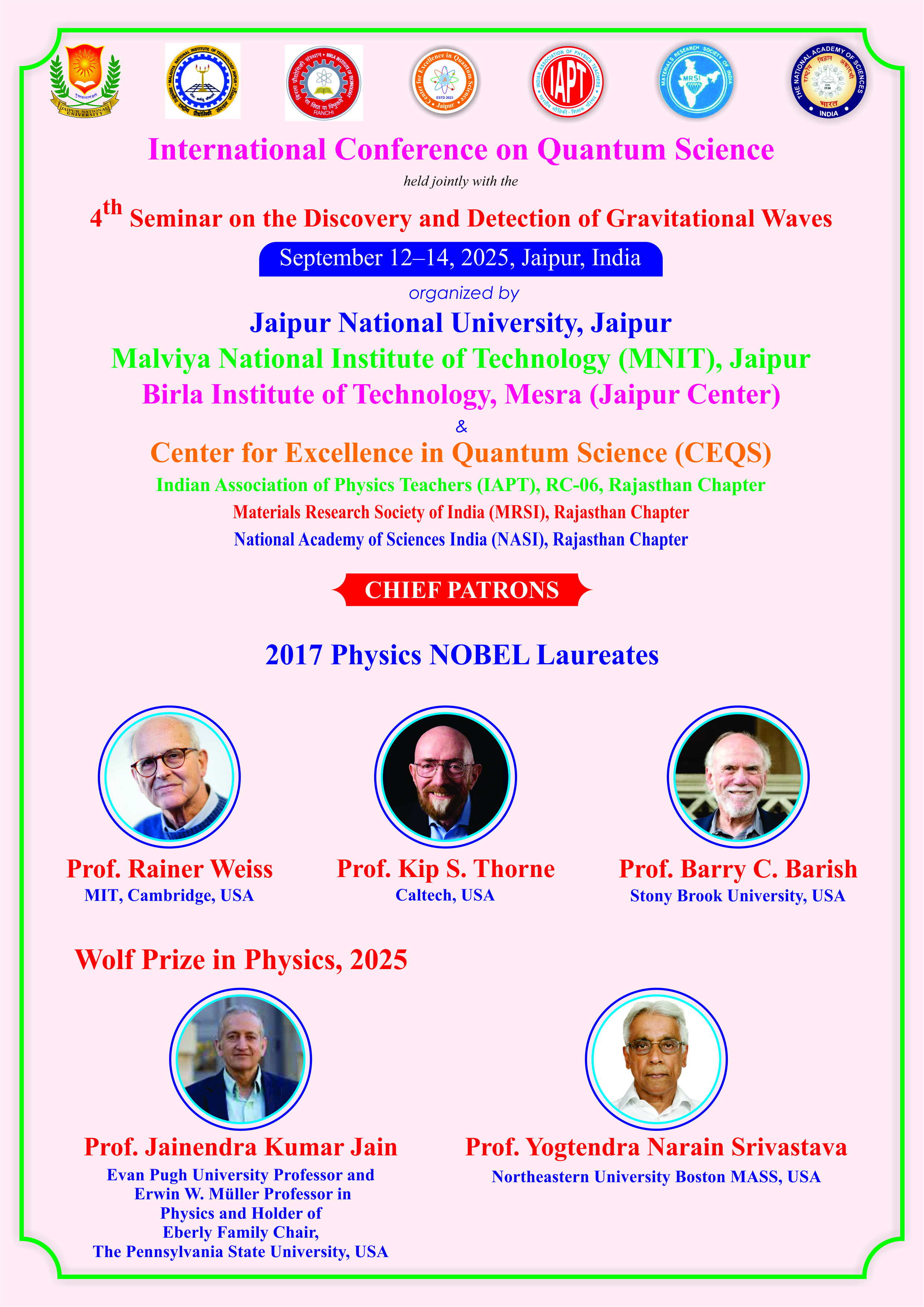 International Conference on Quantum Science (ICQS-2025)